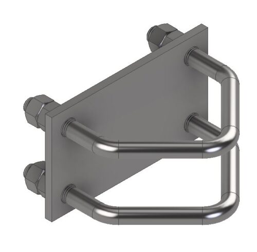 D111 Mount 50HUP to angled tower leg 60-80mm - Griptel