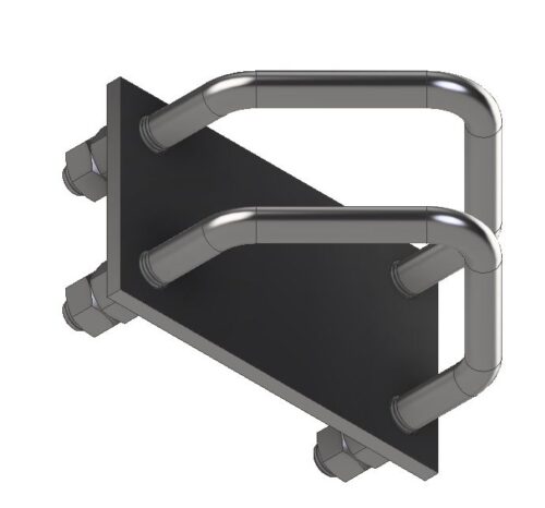 D111 Mount 50HUP to angled tower leg 60-80mm - Griptel