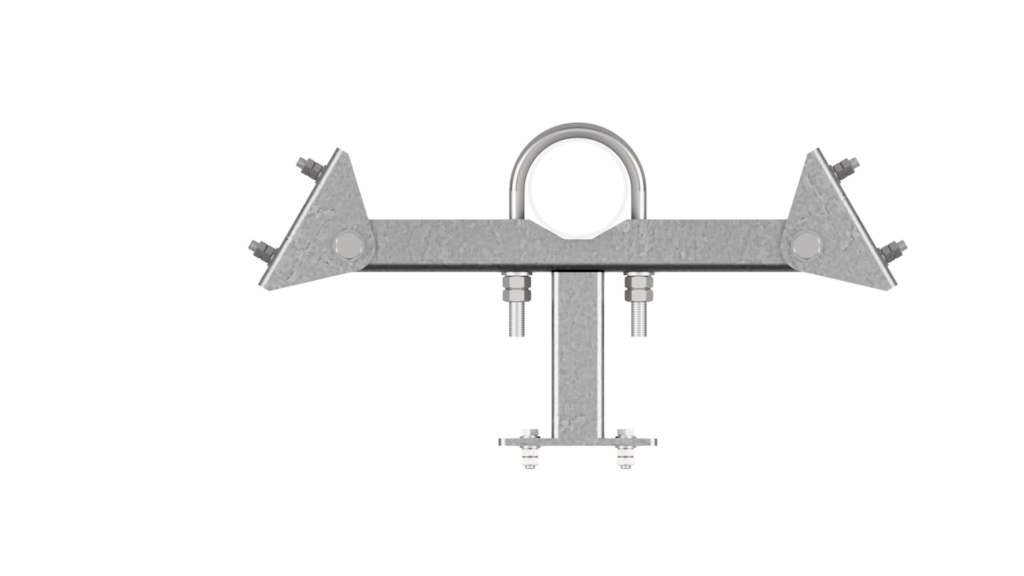 A3-15 3-Sector Antenna Bracket for pipes Ø76-Ø114, rotatable - Griptel
