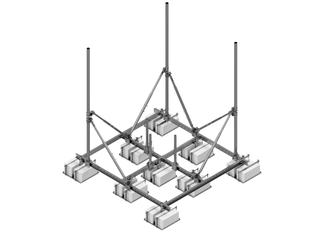 MBG-SECTOR Module Based Gravity Stand. 1-3 Sectors