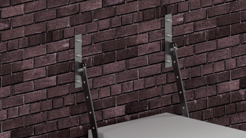 ELTEK-FRAME Wall mount for Eltek OD Rectifier 700x700 - Griptel