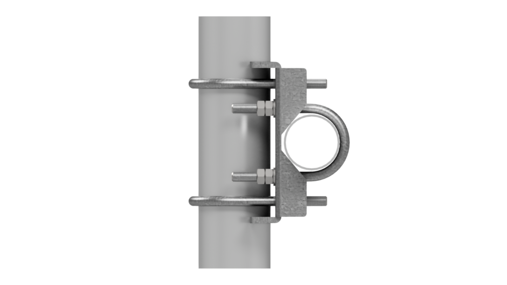 CROSSBRACKET Cross clamping pipe bracket, Ø50-Ø114 - Griptel
