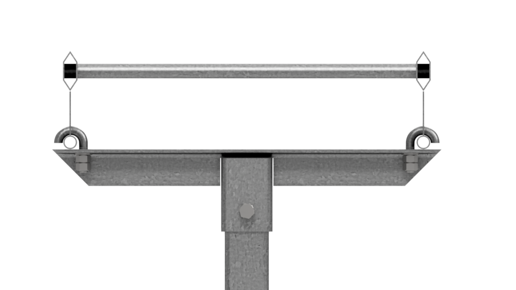 D640-50 Adjustable Support for 50cm Cable Bridges - Griptel