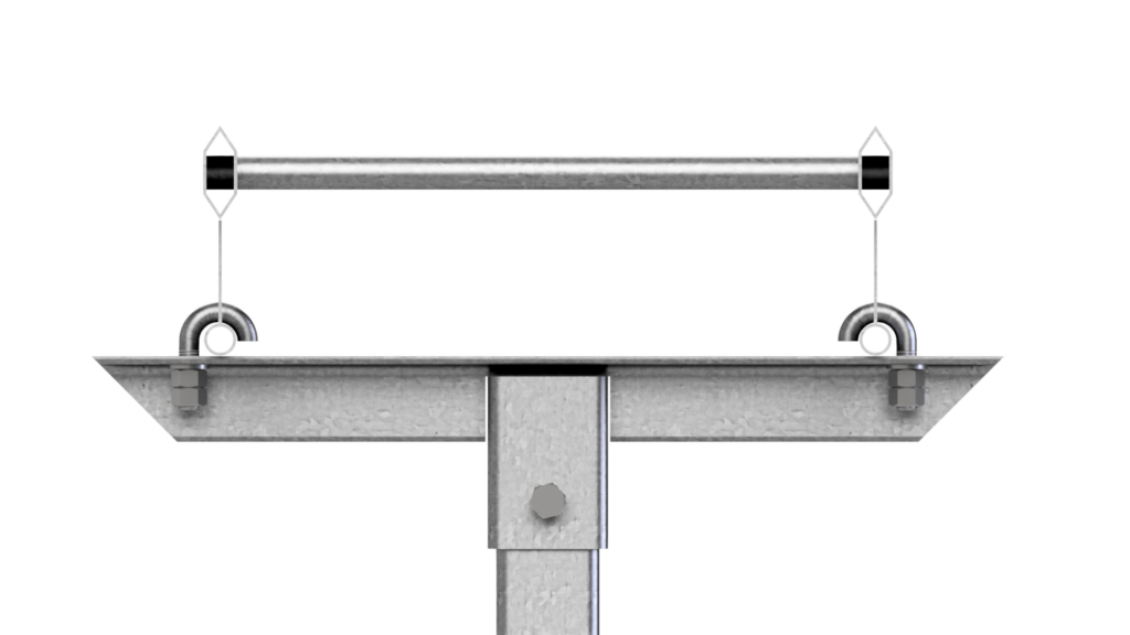 D640-50 Adjustable Support for 50cm Cable Bridges - Griptel